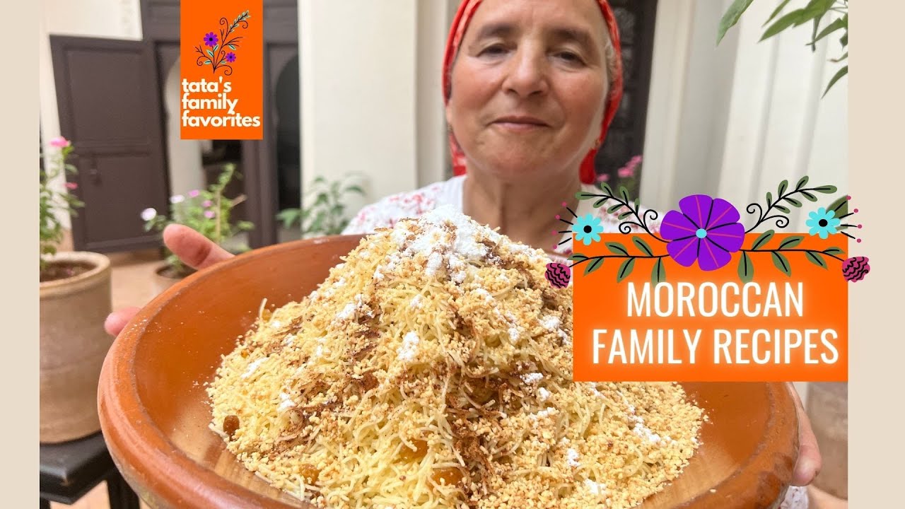 [ENG] "Seffa" Moroccan Angel Hair Pasta with Powdered Sugar, Cinnamon ...