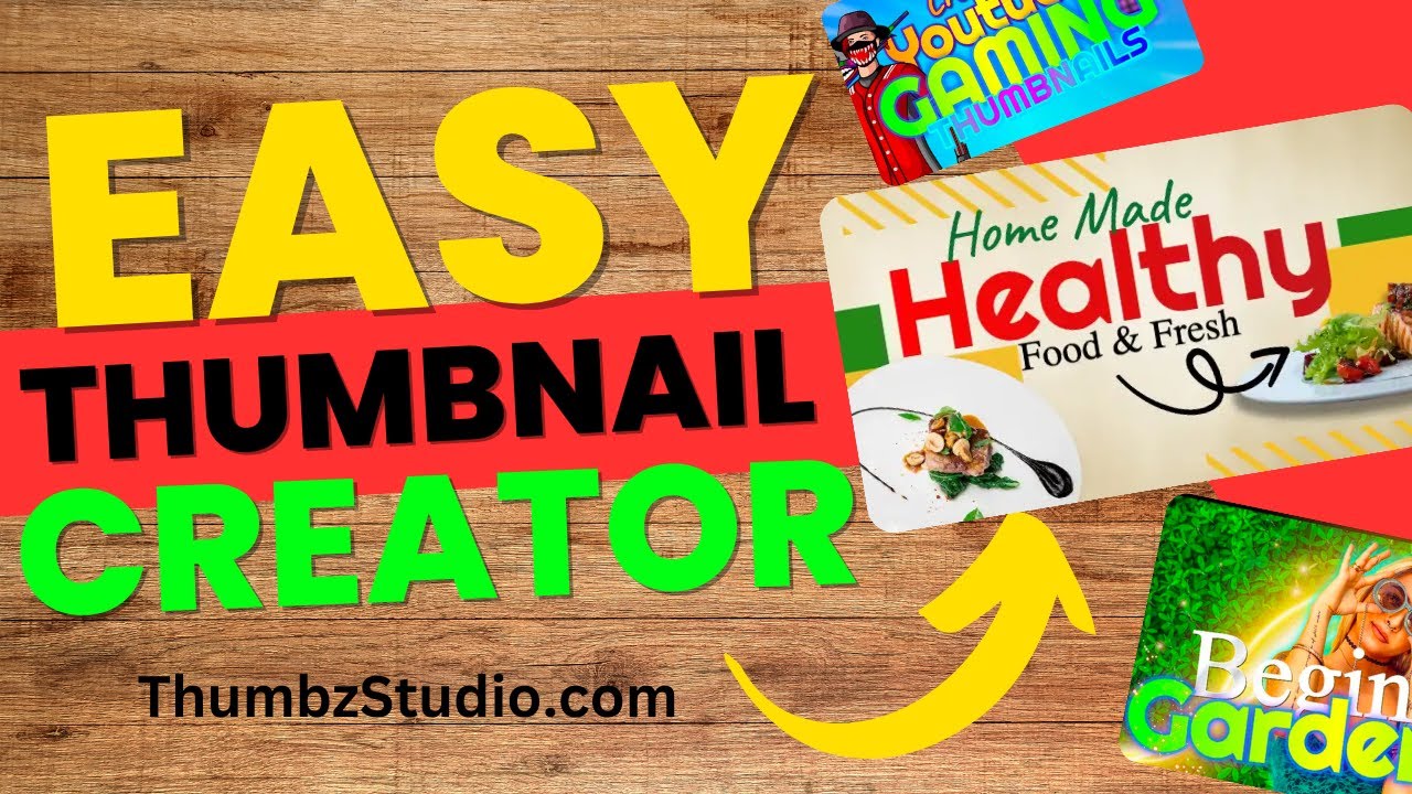 Easy Food YouTube Thumbnail Creator Tool for YouTube Thumbnails - YouTube