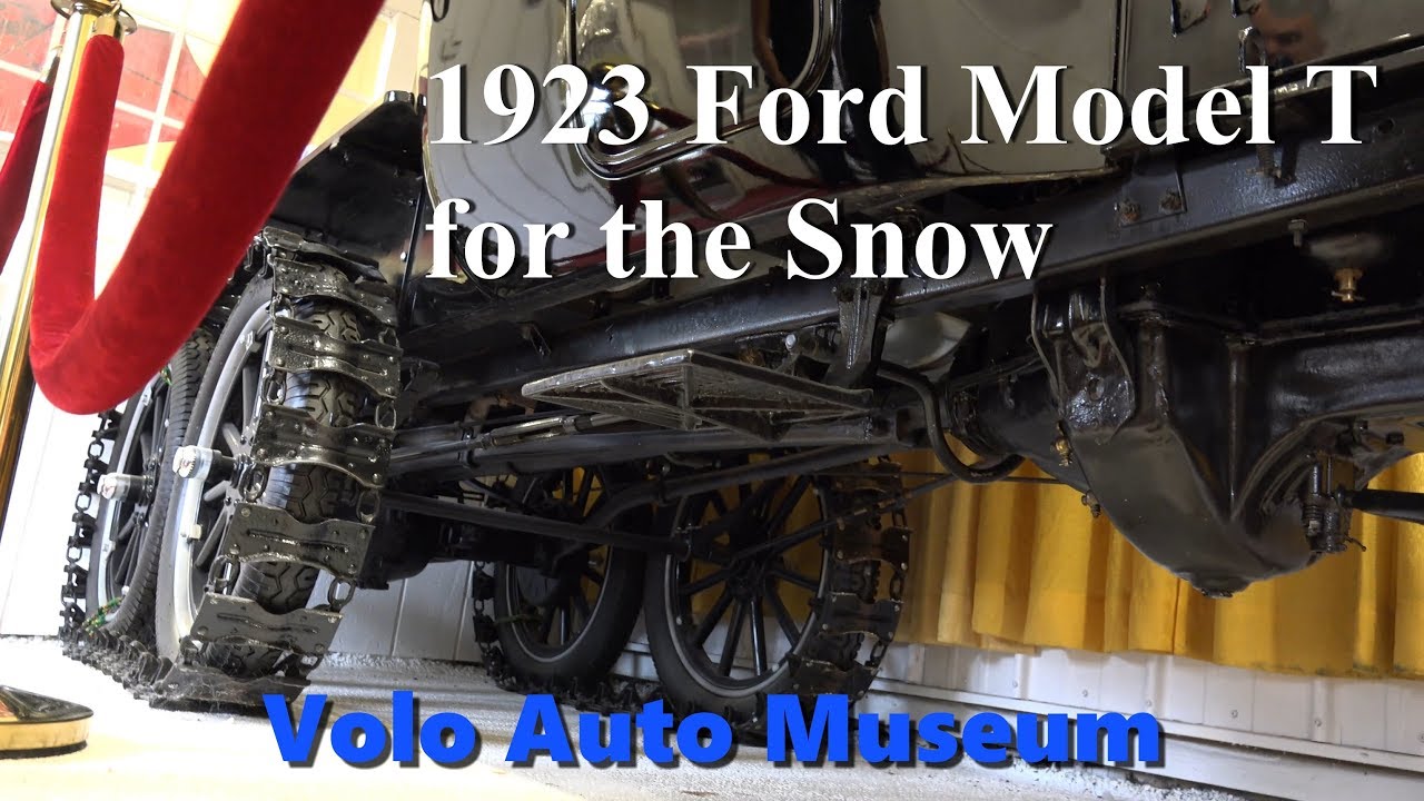 CAR SnowMobile - 1923 Ford Model T Snow Package - Volo Auto Museum ...