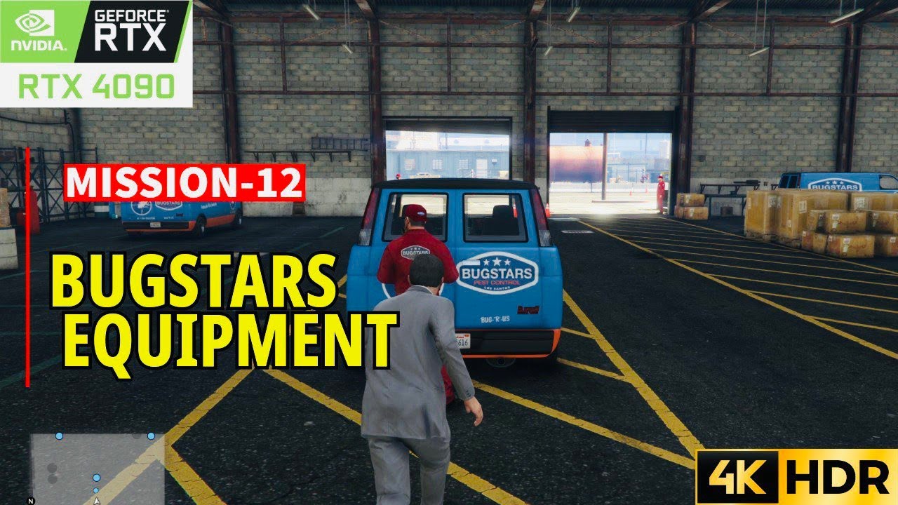 GTA 5 | MISSION - 12 BUGSTARS EQUIPMENT 4K ULTRA 60fps - YouTube