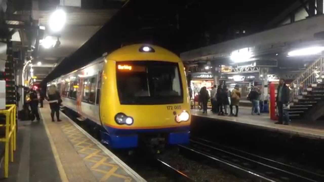 *RARE* London Overground Class 172 Departs Barking From Platform 7 ...