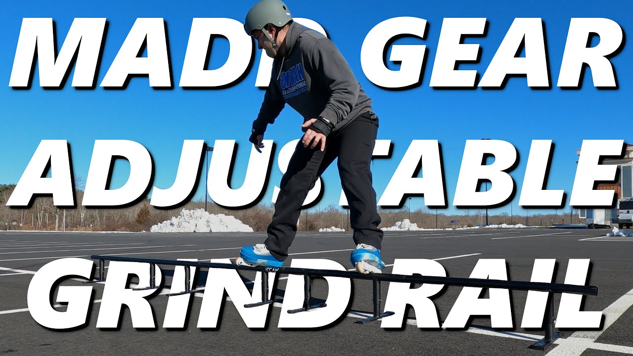 My Longest Grind Yet (Madd Gear Rail) // Aggressive Inline Vlog 8 - YouTube
