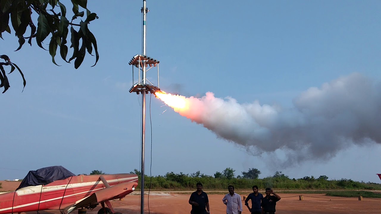 Hygroscopic Flare Testing on Ground Tree - YouTube