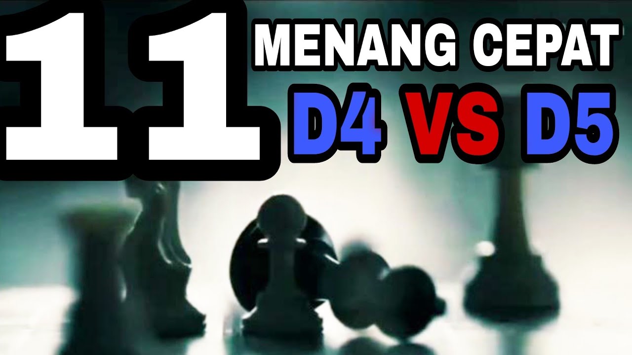 Trik CATUR PUTIH Menang cepat D4 VS D5 | Blackmar gambit dan Queen's ...