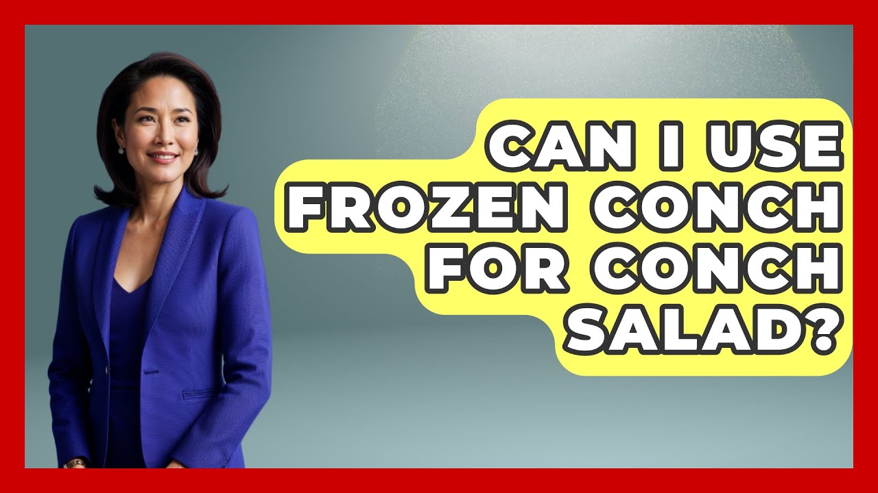Can I Use Frozen Conch For Conch Salad? - The Caribbean Expert - YouTube