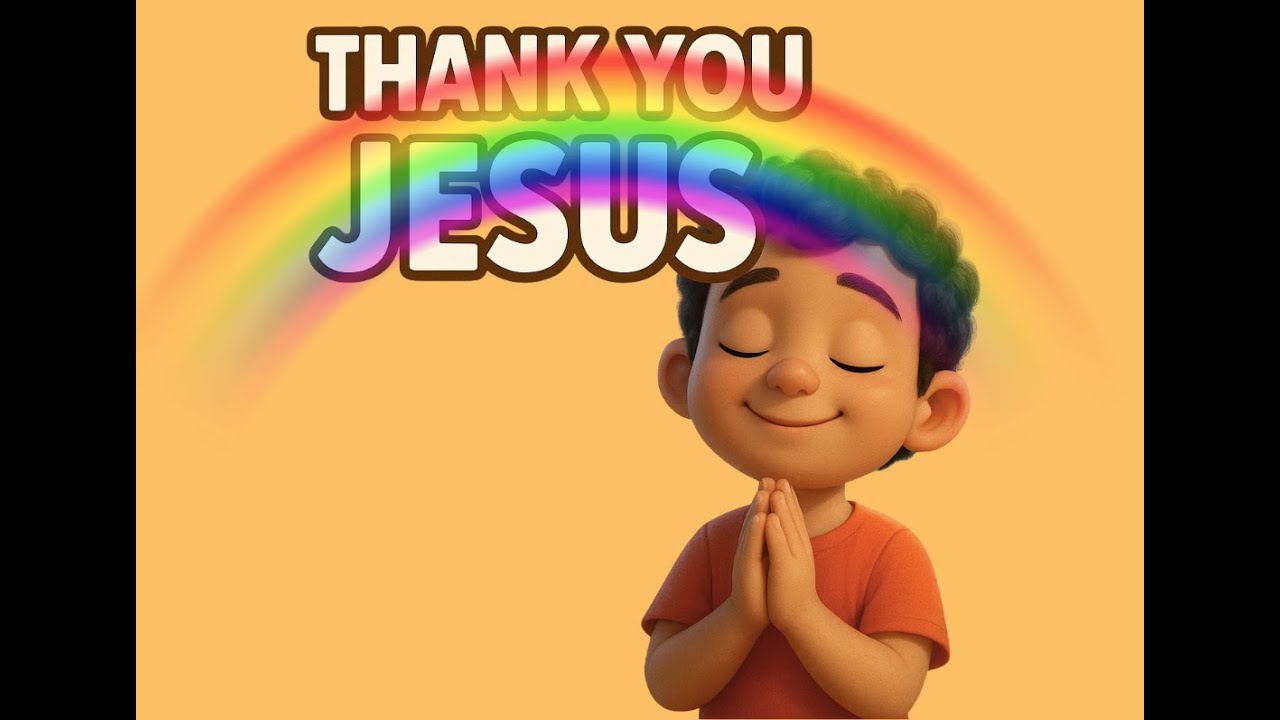 Thank You Jesus Song for Kids | Bible Song of Gratitude (Flowers, Birds ...
