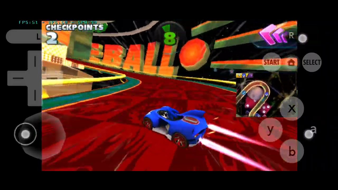 Sonic Racing Transformed (3DS) on Android test - YouTube