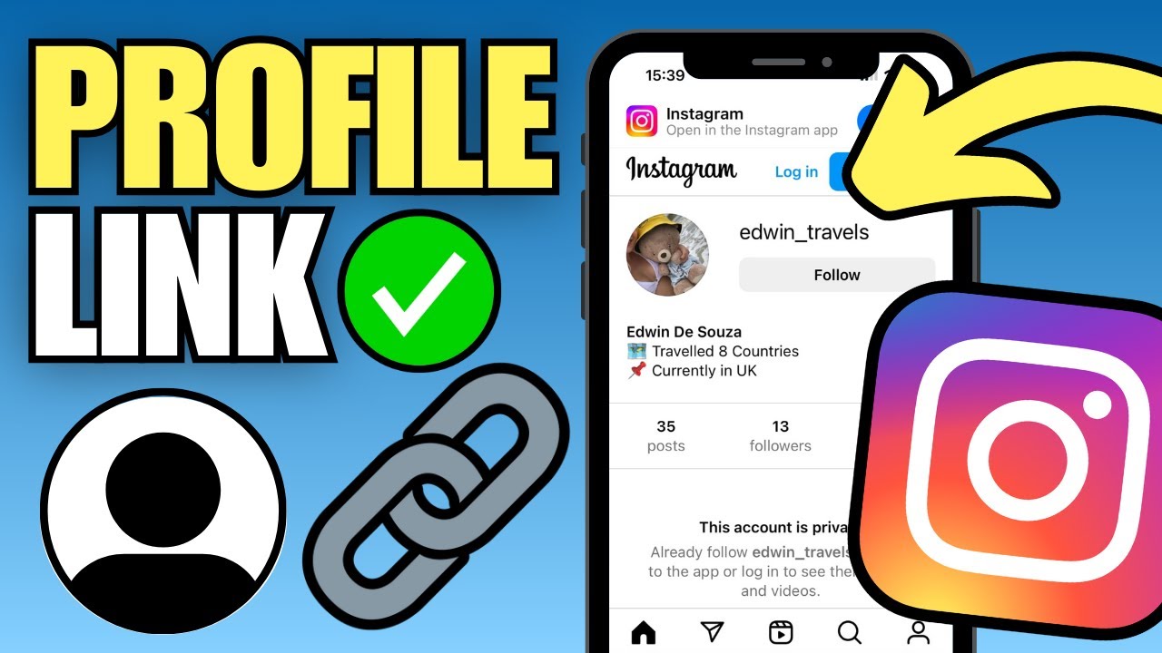 How To Find & Copy Instagram Profile URL Link - YouTube