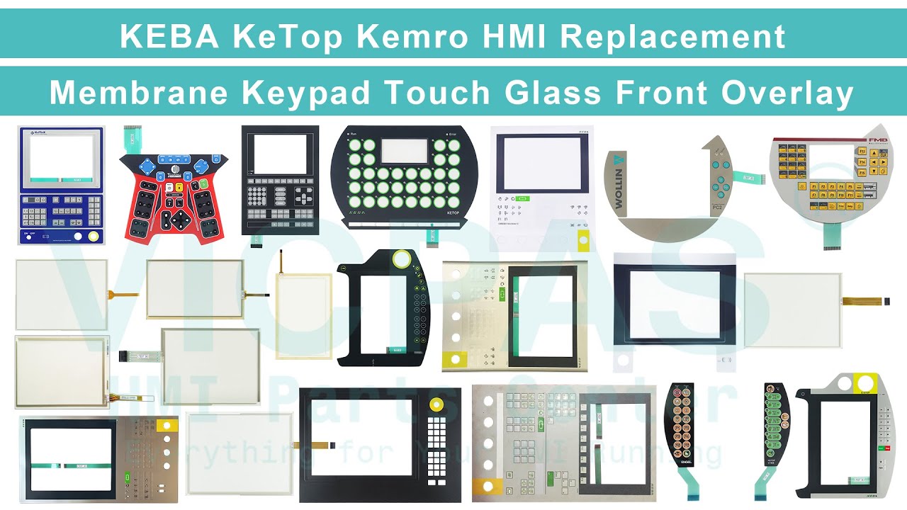 KEBA HMI KeTop Kemro Touch Panel Membrane Switch Front Overlay ...