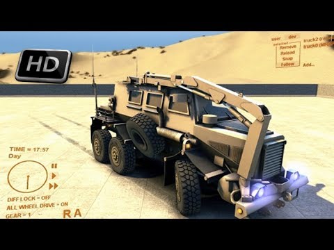 SPINTIRES™ BUFFALO mine protected vehicle HD - YouTube