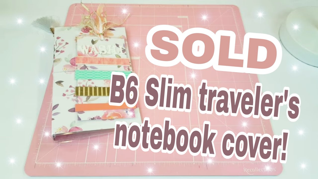SOLD | B6 Slim traveler's notebook cover | Planning With Eli - YouTube