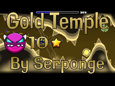 Gold Temple by Serponge (Demon) (Geometry Dash 2.2) - YouTube