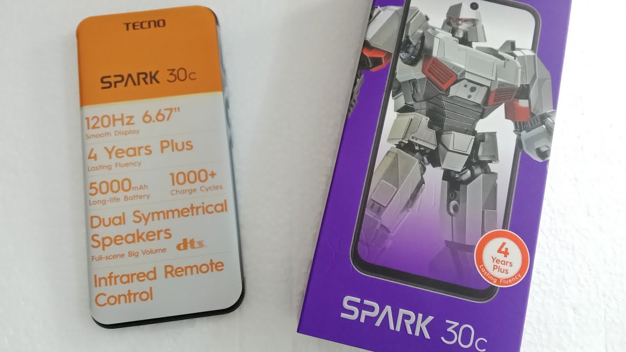Tecno Spark 30c unboxing, Review, Test camera, fiche technique, price ...