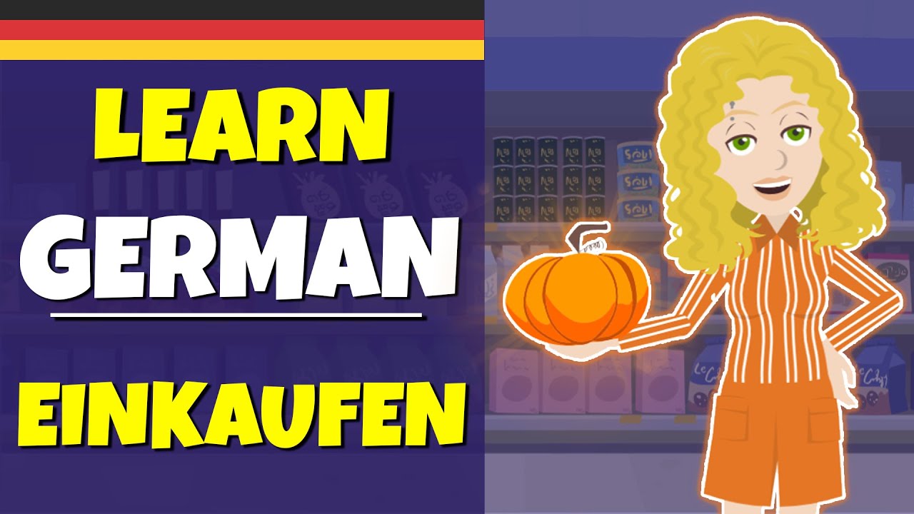 Deutsch lernen mit Dialogen | Einkaufen in verschiedenen Situationen ...