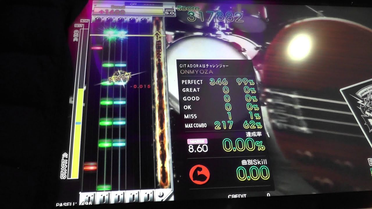 『GITADORA Tri-Boost GuitarFreaks』 異常震域 （OSTER project） （MASTER GUITAR 8.60） - YouTube