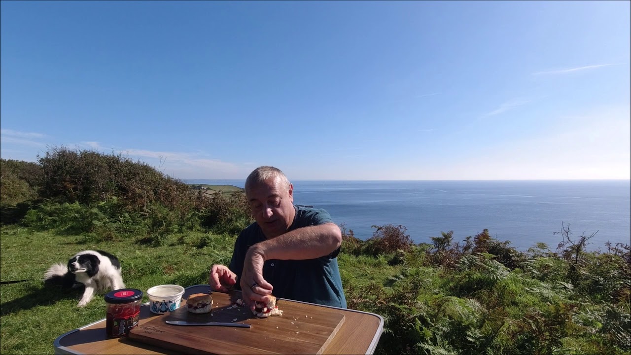 A Cornish Cream Scone ~ Discovering Cornwall - YouTube