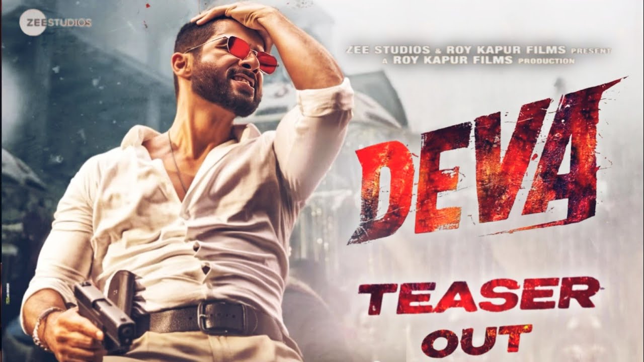 Deva - Official Teaser | Shahid Kapoor | Pooja Hegde | Deva Movie Trailer | Deva Trailer . - YouTube