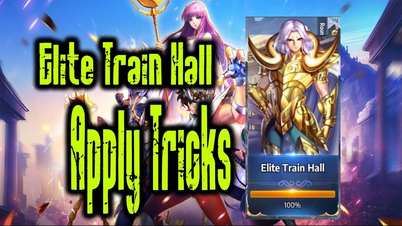 Elite Train Hall - Apply Tricks Como passar - Saint Seiya Awakening ...