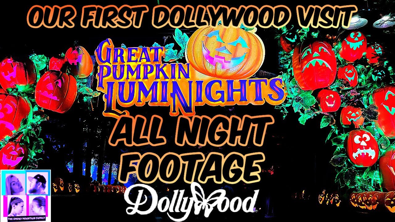 2022 DOLLYWOOD PUMPKIN LUMINIGHTS |Our First Dollywood Visit Ever| ALL ...