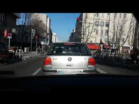 matoub lounes une balade en voiture ville de Marseille - YouTube