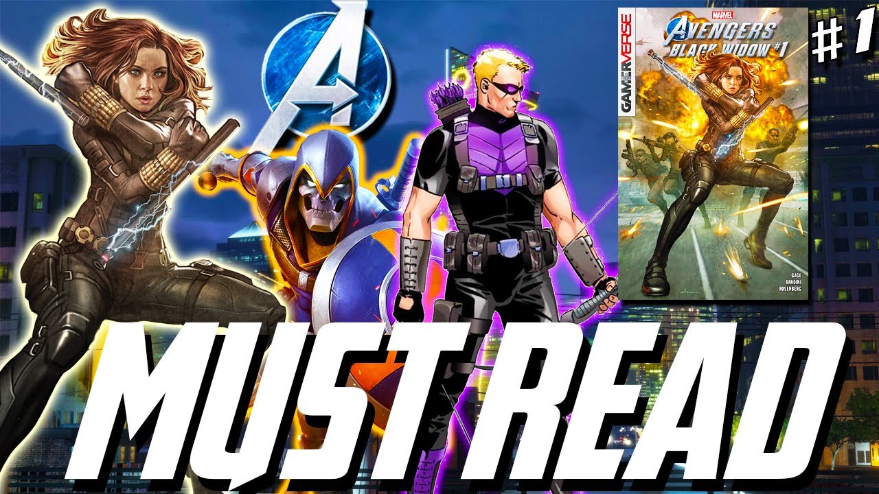 Marvel's Avengers - Black Widow Prequel Comic Review !!! Taskmaster ...
