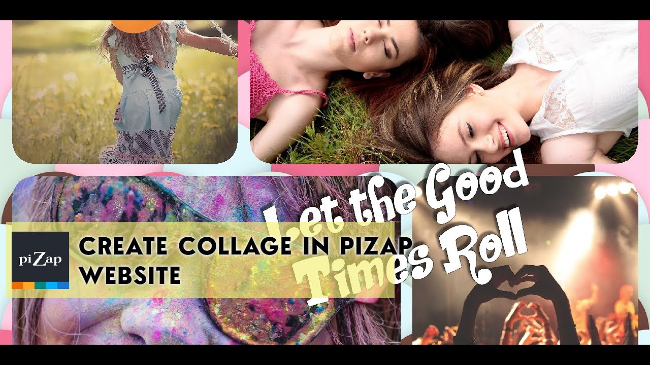 piZap's Quick Photo Editing Tutorial: Create Collage in piZap web - YouTube