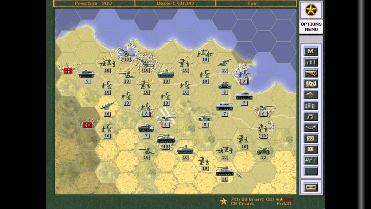 Panzer General PC 1994 Gameplay - YouTube