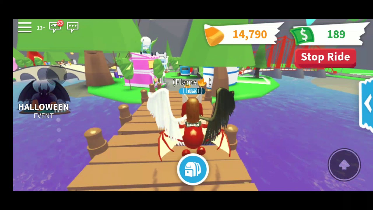 Playing Roblox adopt me - YouTube