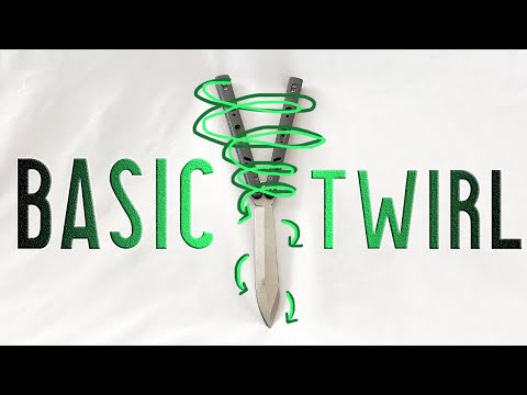 Basic Twirl (Beginner)- Beginner Butterfly Knife Tricks That Look IMPRESSIVE