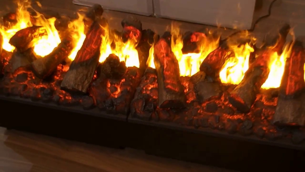 Electric fireplace Dimplex OMC 1000 L - YouTube