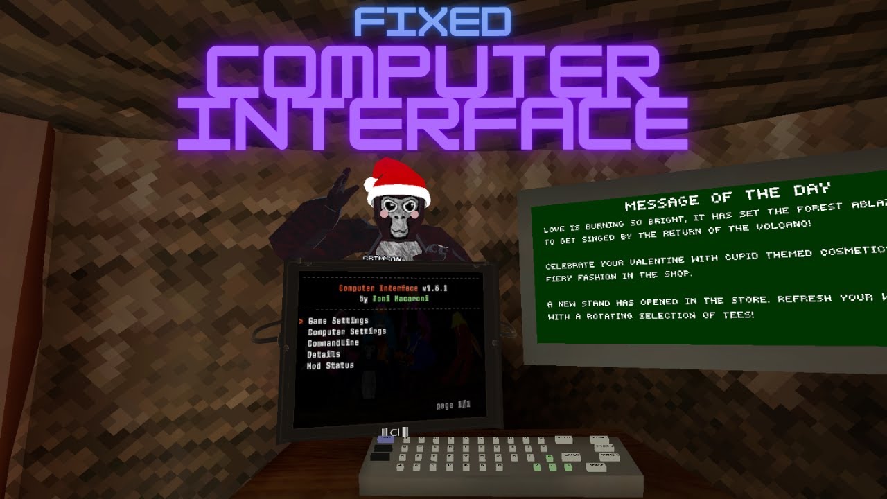 (patched)How to fix COMPUTER INTERFACE in gorilla tag (2024) - YouTube