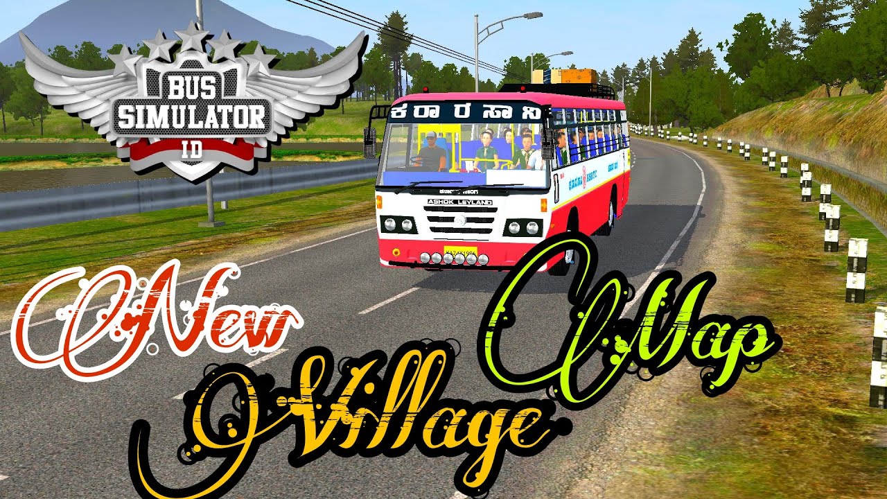 Bus simulator Indonesia new update Village map @ankithscorpio - YouTube