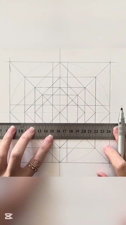 Easy Geometric Pattern With A Ruler And A Compass #geometricpatterns #drawing #geometricshapes ...