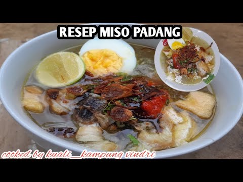 Resep Miso Padang || by kuali_kampung vindri - YouTube