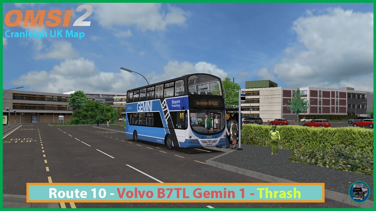 Omsi 2 | Cranleigh UK Map Route 10 | Volvo B7TL Gemini 1 | Serious ...