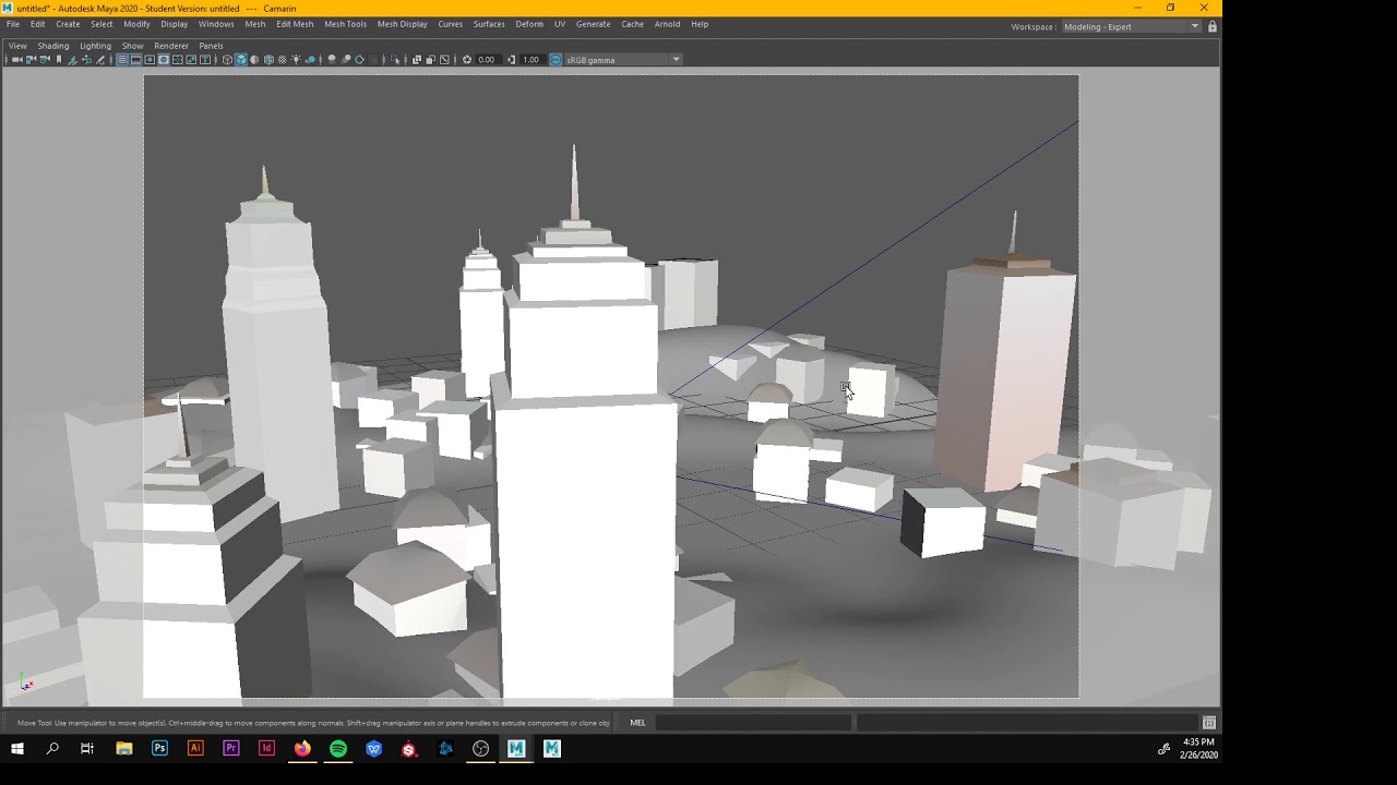 Maya camera animation - dsanavi