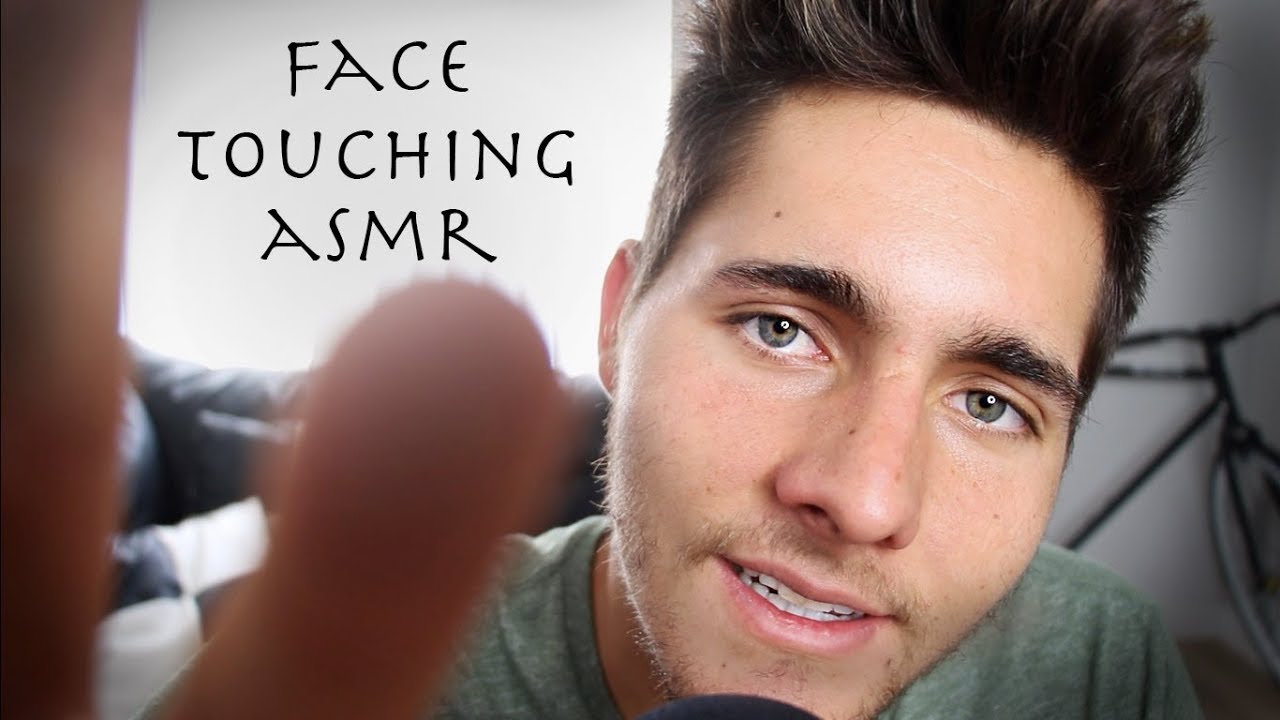 ASMR Close-Up Face Touching, Mouth Sounds, and Hand movements for Sleep ...