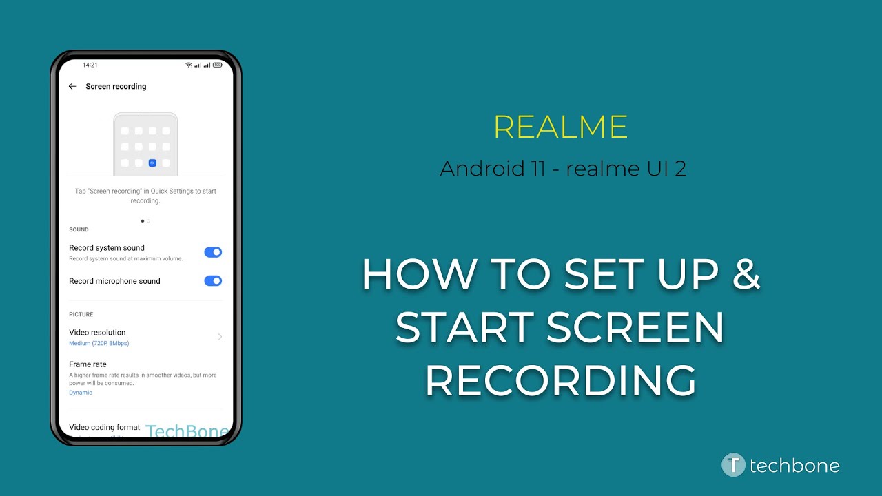 How to Set up and Start Screen Recording - realme [Android 11 - realme ...
