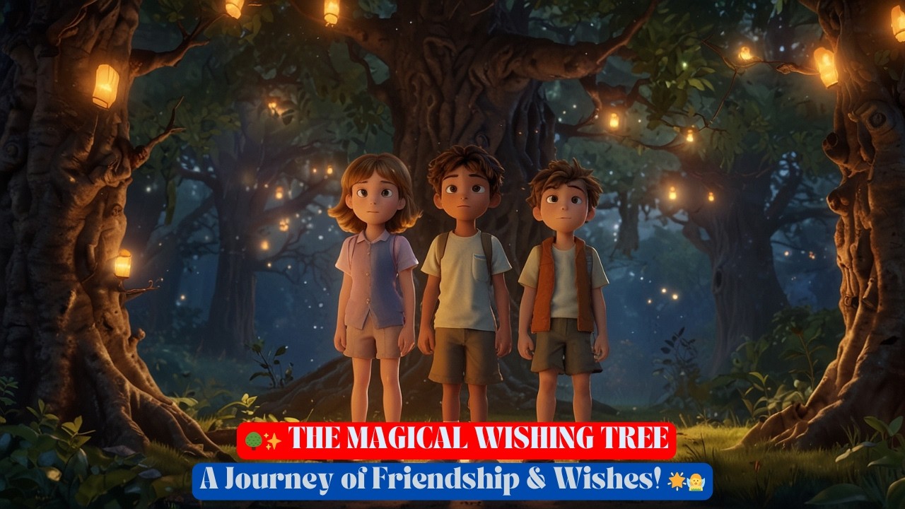 🌳 The Magical Wishing Tree: A Journey of Friendship & Wishes! 🌟🧚‍♀️ ...