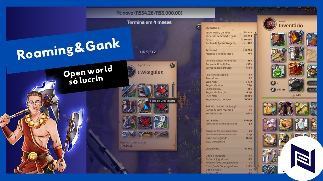 Roaming&Gank open world e só lucrin | Albion Online - YouTube