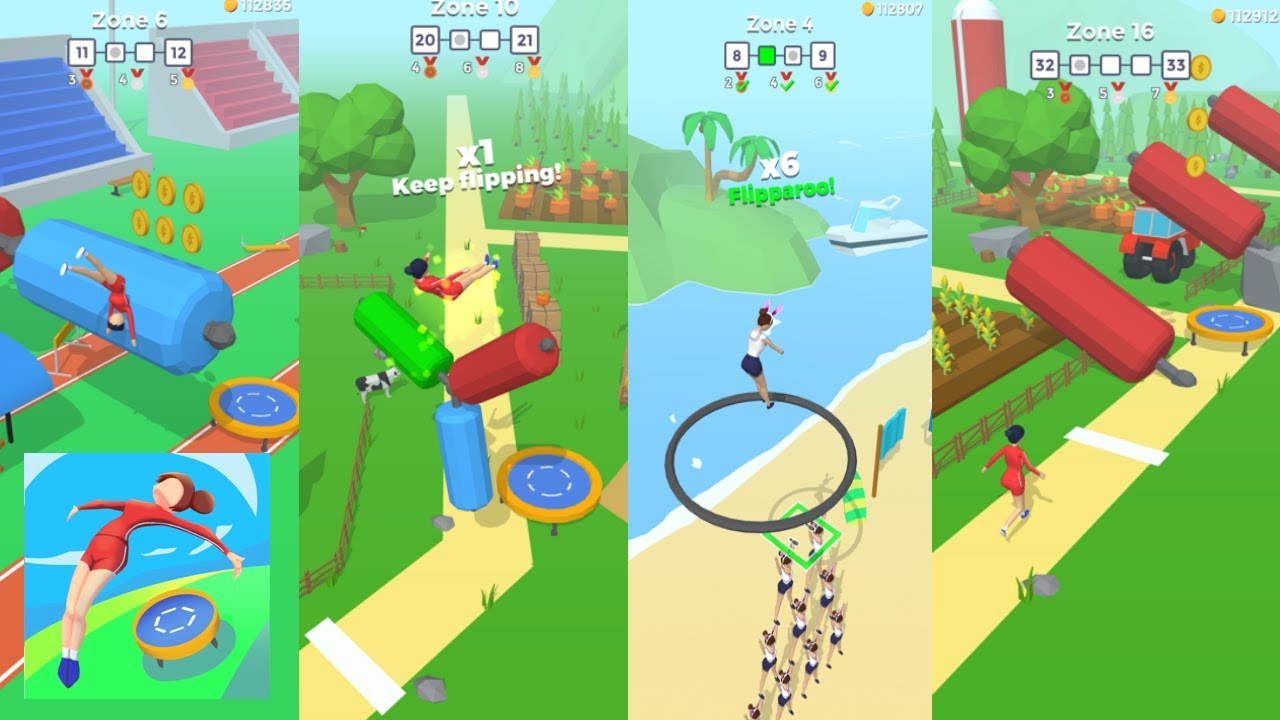 Flip Jump Stack! MAX LEVEL BACKFLIP & COSTUME EVOLUTION! - YouTube