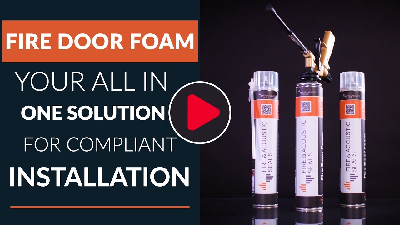Fire Door Foam - Fire and Acoustic Seals Ltd - YouTube