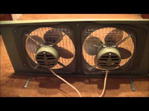 Vintage Marvin Window Fan - YouTube