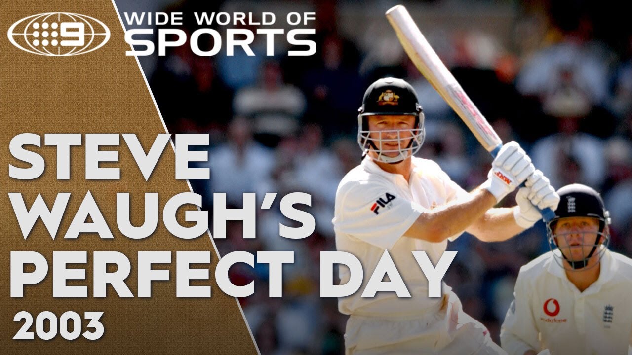 Steve Waugh's iconic 2003 Ashes SCG Century | Wide World of Sports ...