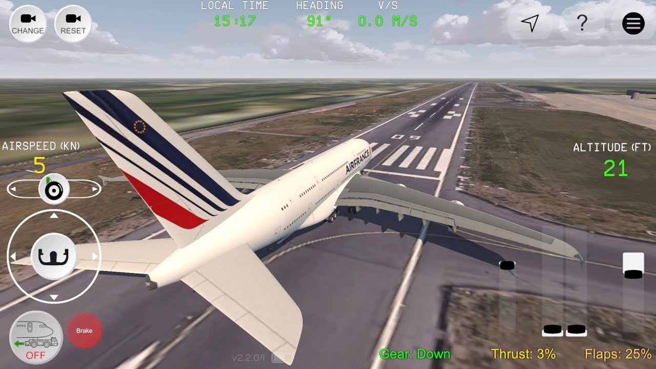 RC FS Advanced Real Flight Simulator New Full GamePlay A380 AIR FRANCE ...