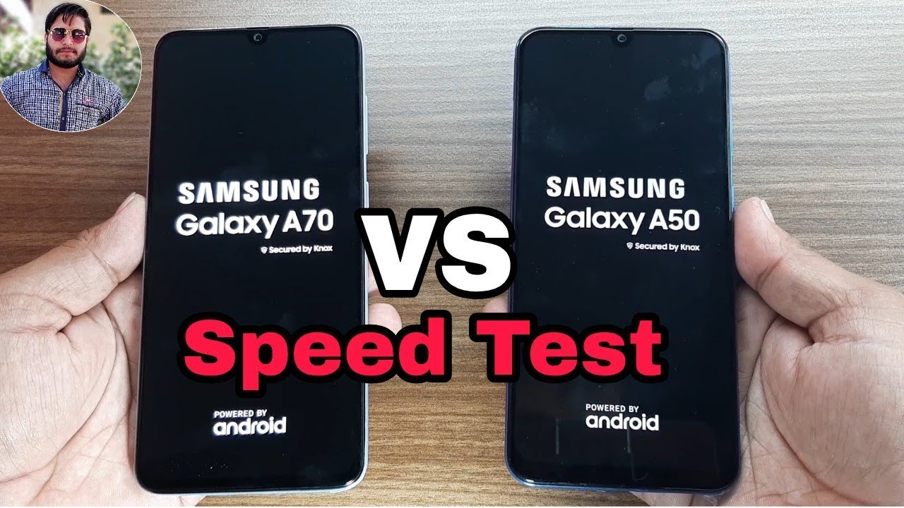 Samsung Galaxy A70 vs Galaxy A50 Speed Test Comparison? - YouTube