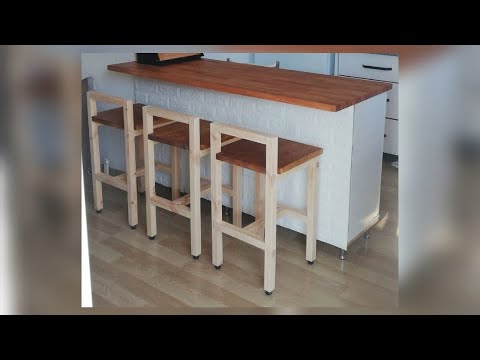 AHŞAP BAR TABURESİ ( DIY BARSTOOL ) YAPIMI
