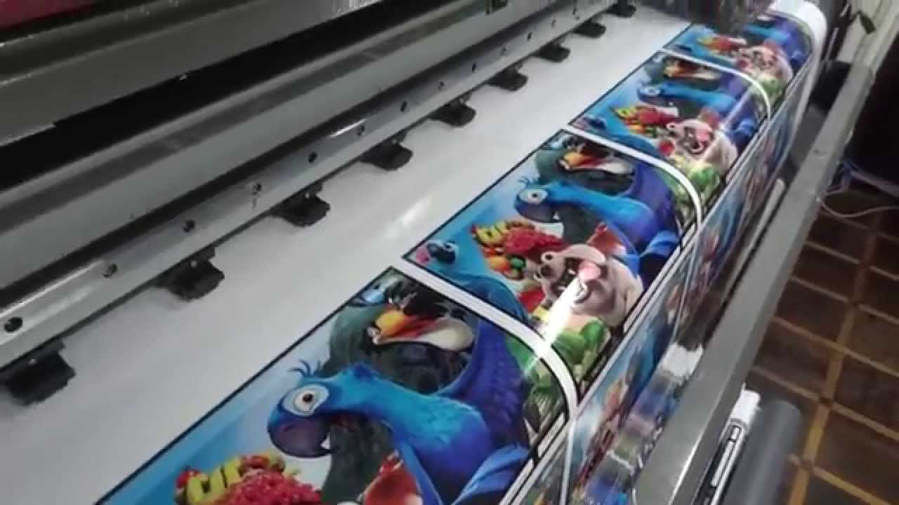 Plotter de Impressão EXTREME EXK3204 em 02 passes amostras A4 - YouTube