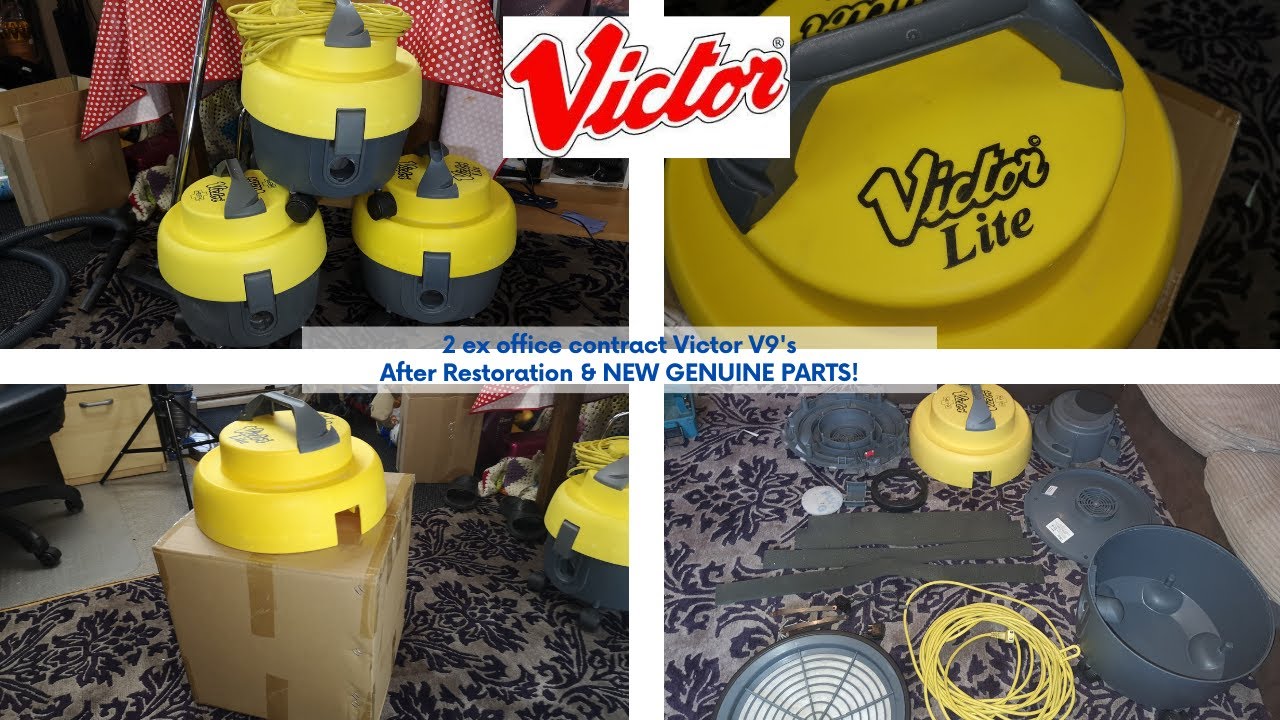 2 Ex Office Contract Victor V9 Vacuums - After Restoration & New Parts ...