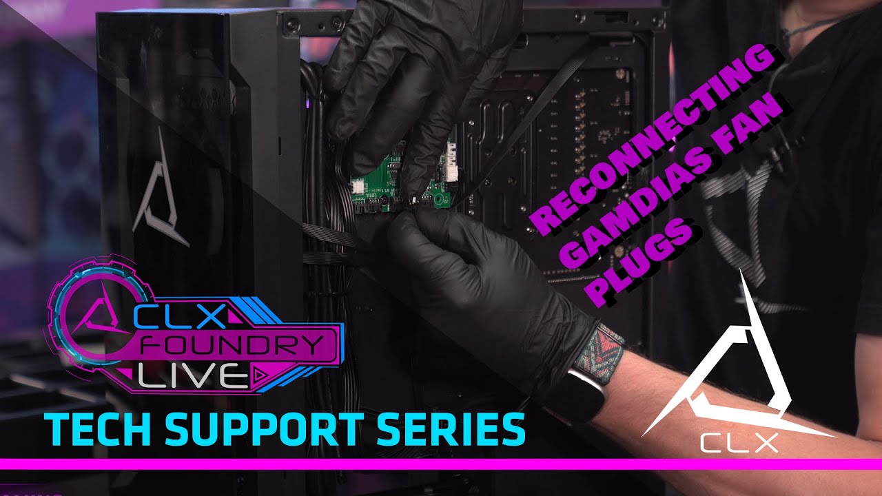 CLX How To: Reconnecting Your Gamdias Gaming PC Fan Plugs - YouTube